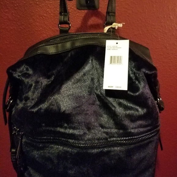 Jessica Simpson | Bags | Jessica Simpson Navy Blueblack Backpack | Poshmark